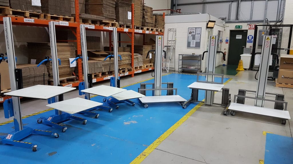 7 Box Lifters Supplied To Southern Based Packaging Machinery Company ...