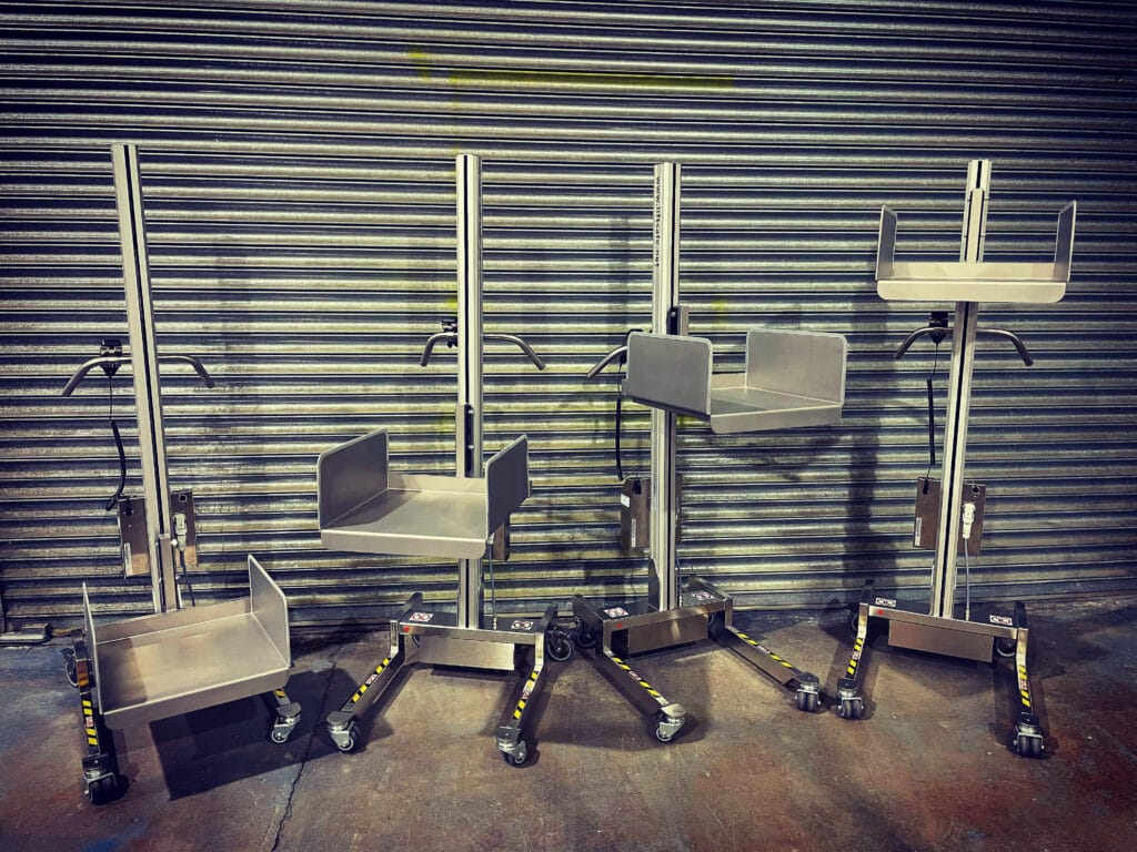 NHS Trust Site In South East Take Delivery of 4 Stainless Steel Lifters ...