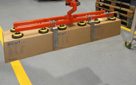 Overhead Vacuum Handling for Box Handling | Manual Handling